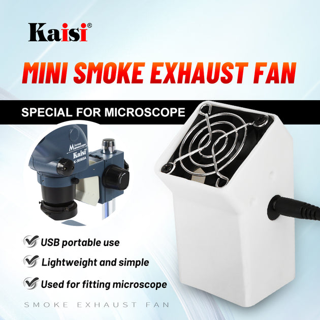 Kaisi MA3+ microscope special snap-on smoke evacuator, smoke evacuator ...